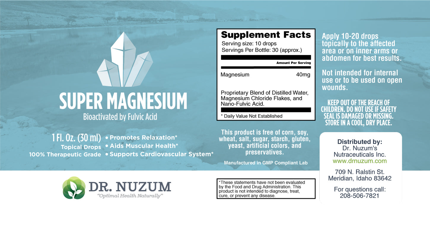 Super Magnesium – Dr. Nuzum's Nutraceuticals